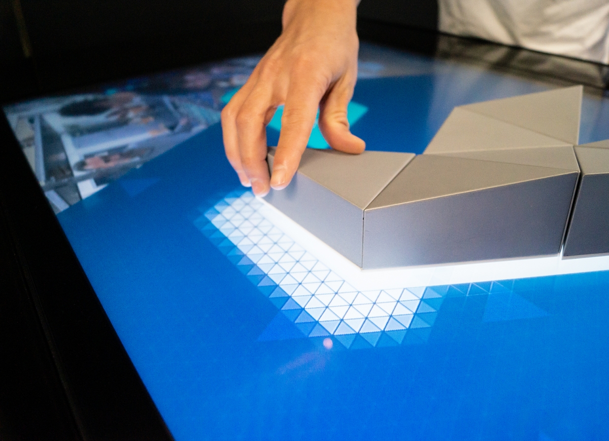 Ein kreativ beeindruckender Interactive Touch-Table